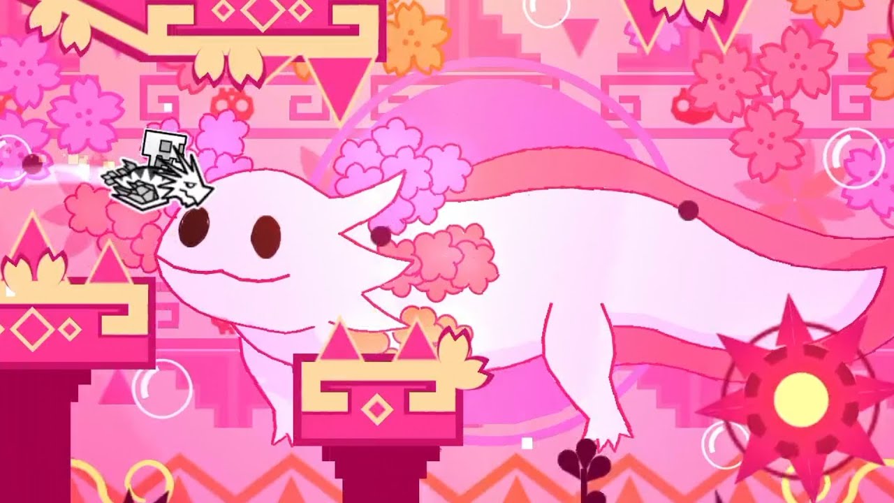 13k Stars "Axolotl" By Chamoylol I Geometry Dash 2.2 - YouTube