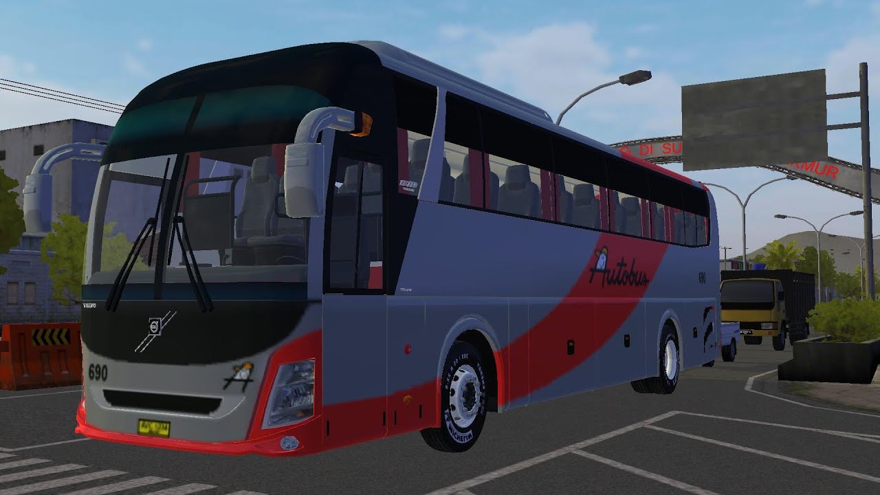 Volvo B7r ( autodelta ) Mod Bussid / Volvo Bus Mod - YouTube