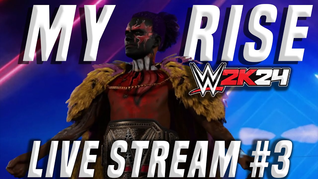 WWE 2K24 - MyRise Career Mode - Live Stream #3 - The Champ Moves To NXT ...
