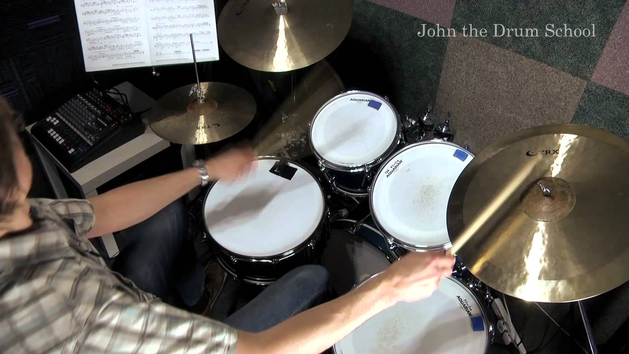 Grade 3 - A Right Old Rumba - Trinity Guildhall Drum Kit - YouTube