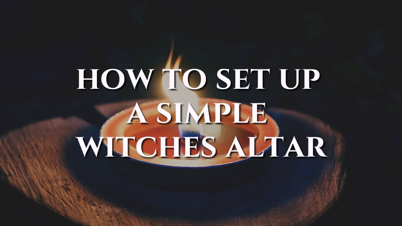 SIMPLE Witches Altar How To - YouTube