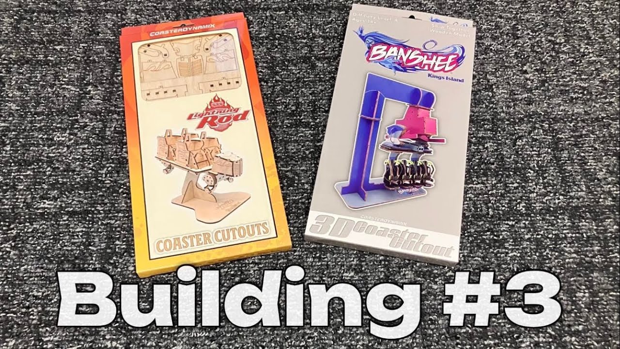 I BUILD LIGHTNING ROD & BANSHEE WOODEN CUTOUTS LIVE!! - Wooden Coaster ...