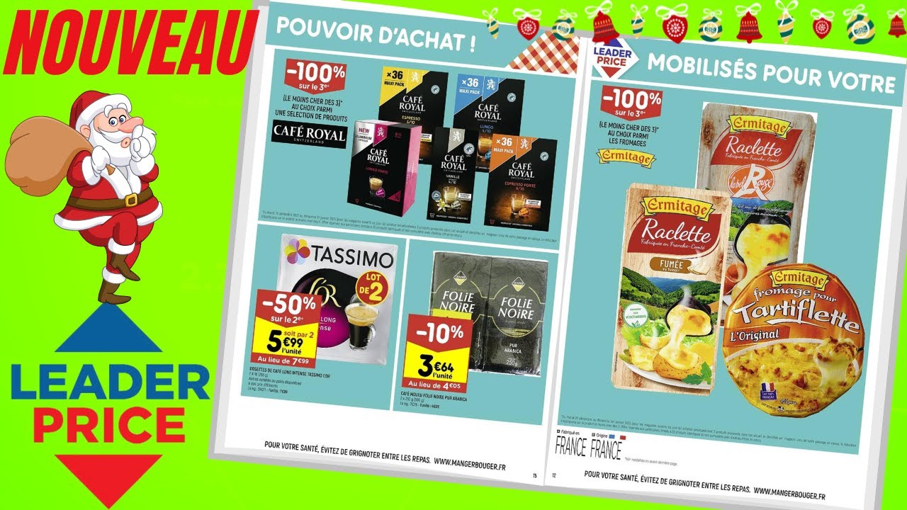 catalogue LEADER PRICE du 20 décembre 2022 au 1 janvier 2023 ⛔ Arrivage ...