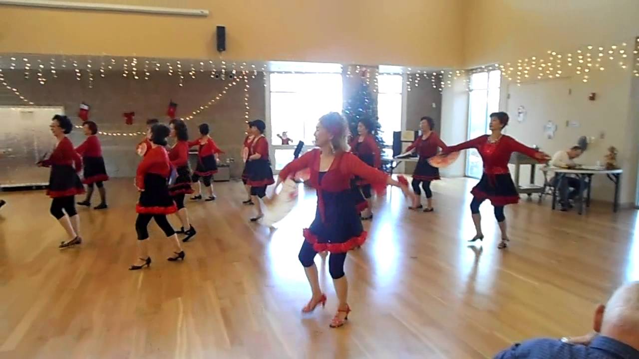 Spanish Fan Line Dance - YouTube