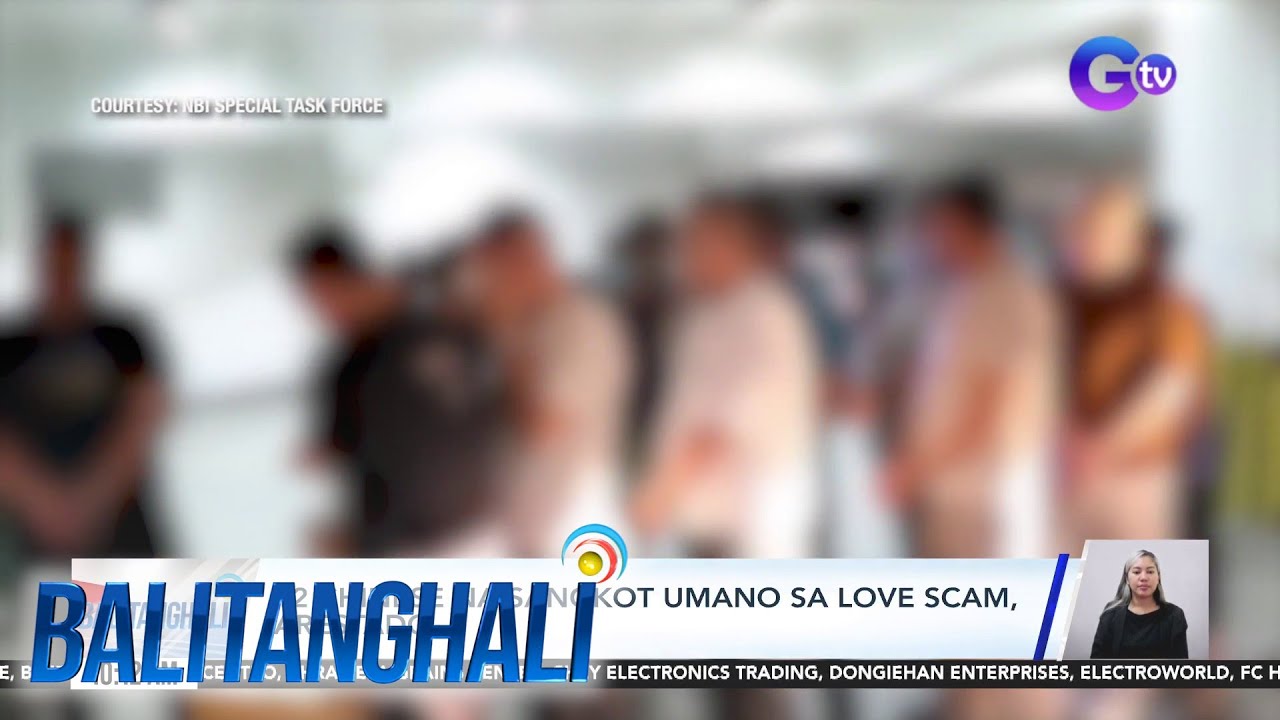 12 Chinese na sangkot umano sa love scam, arestado | Balitanghali - YouTube