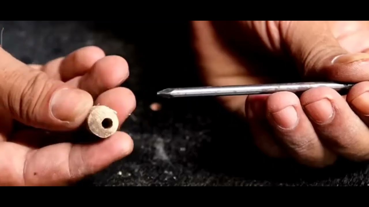 BAMBOO STICK SHARP NAIL SHORT - YouTube
