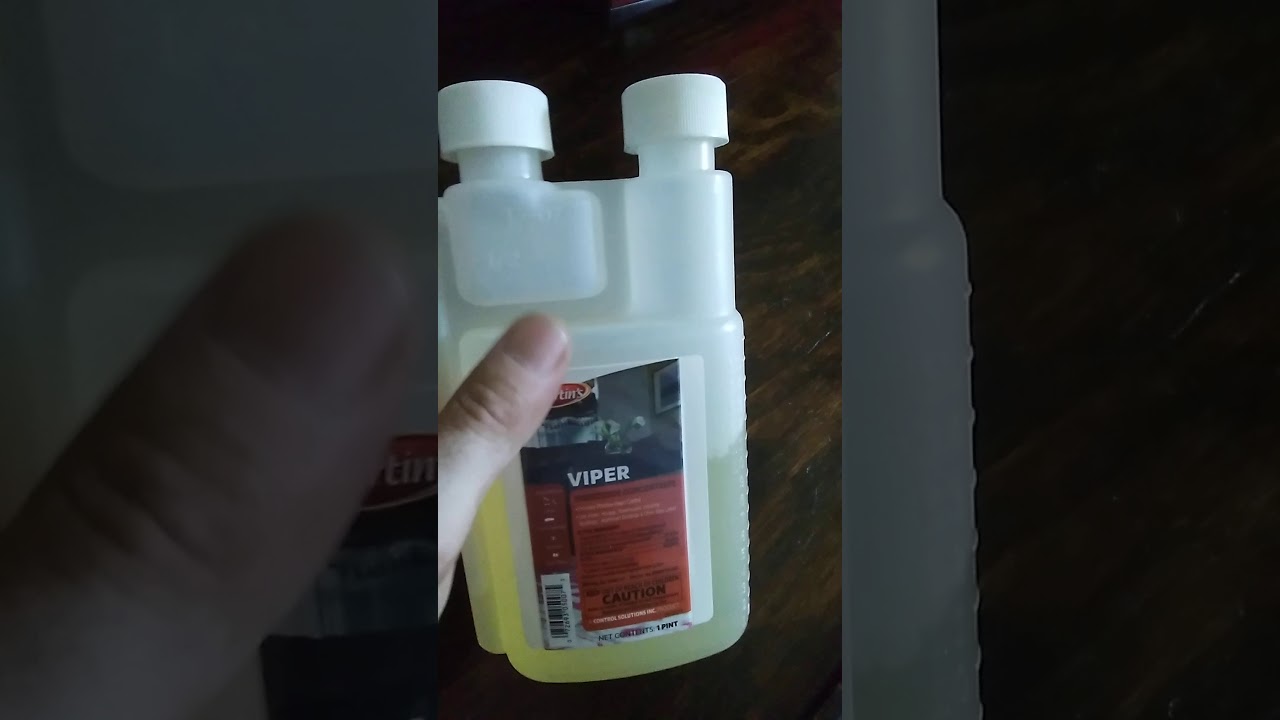Viper insecticide by Martin's works awesome - YouTube