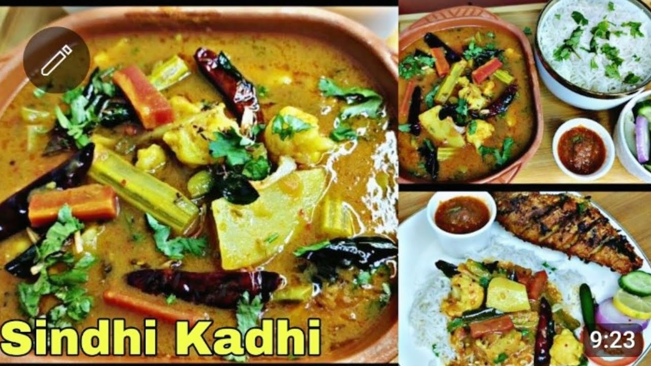 Sindhi Kadhi||Mixed Vegetable Kadhi||Spicy Indian Curry Recipe ...