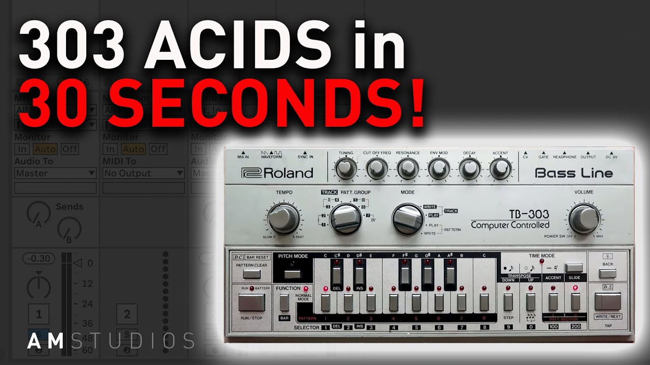 303 Acid in 30 seconds! 🎛⏳ - YouTube
