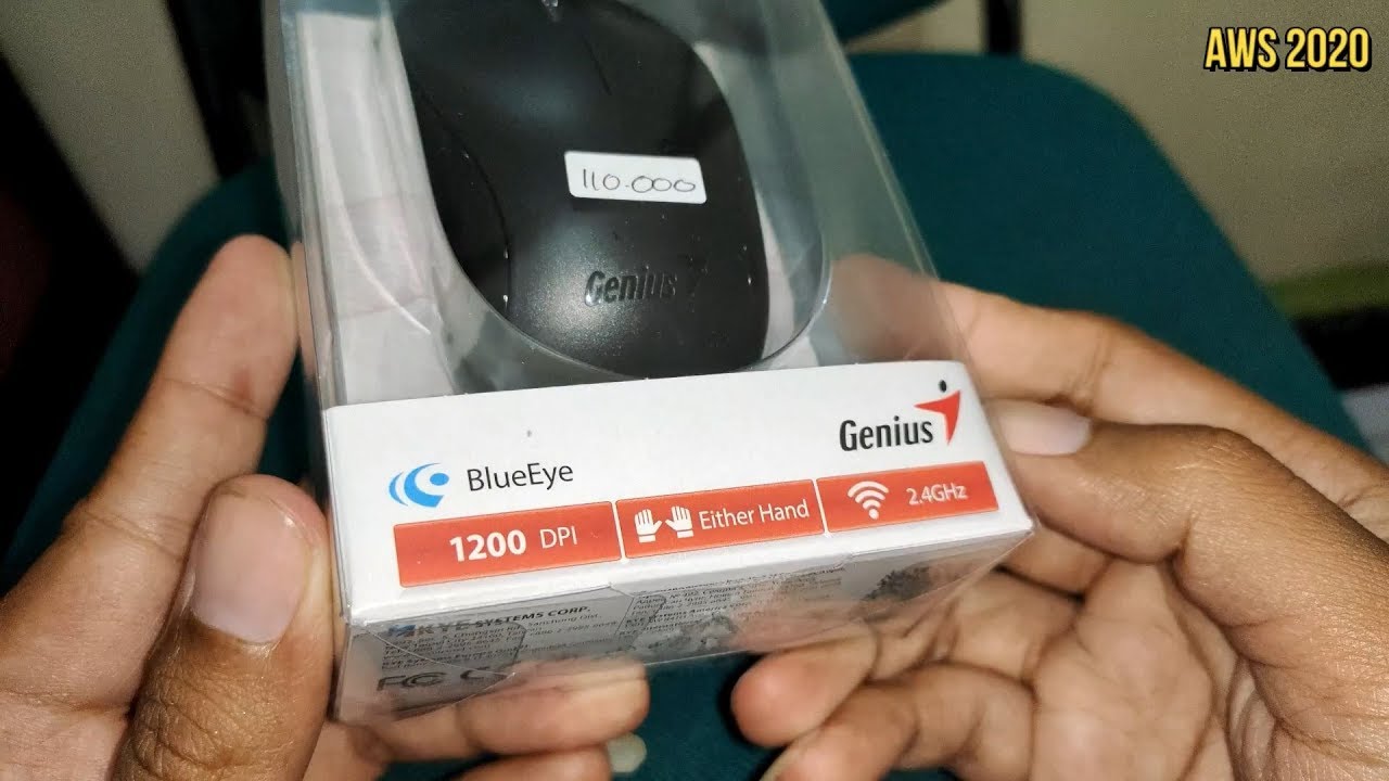 UNBOXING GENIUS NX-7000 WIRELESS MOUSE WITH BLUE EYE SENSOR - YouTube