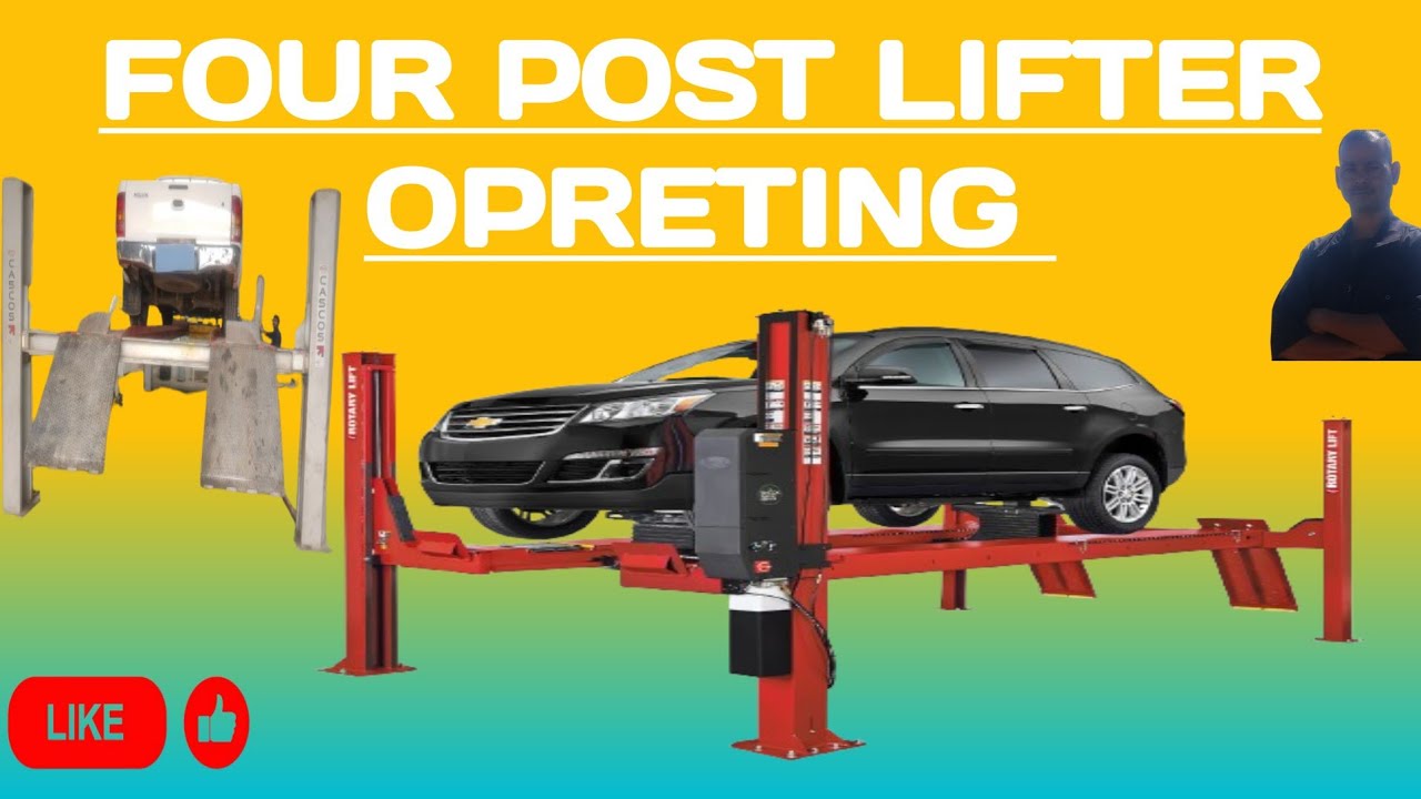 12 TON FORK POST LIFTER OPRETING - YouTube