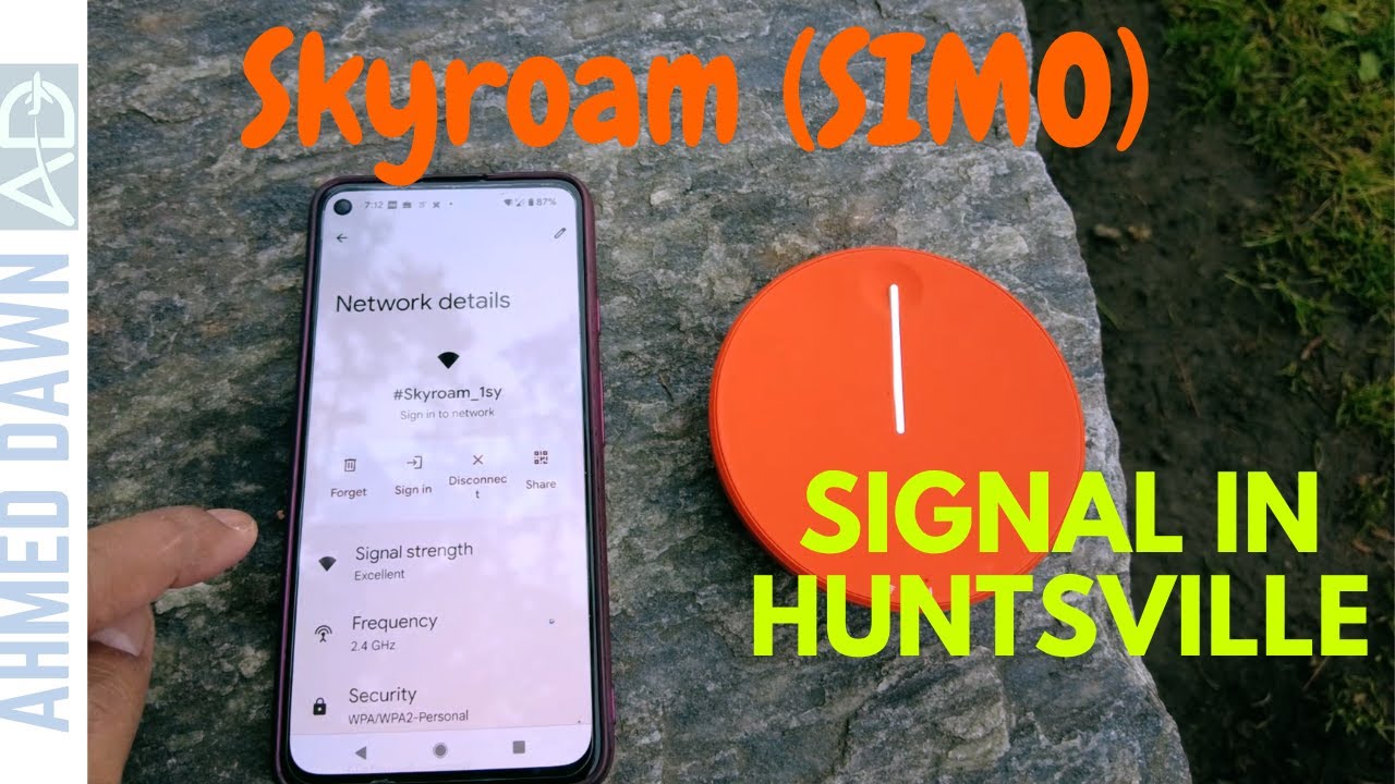 Skyroam (SIMO) Signal Test In Huntsville, Muskoka (Canada) | Global ...