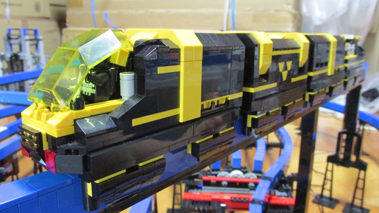 Lego mini-Blacktron Monorail - YouTube