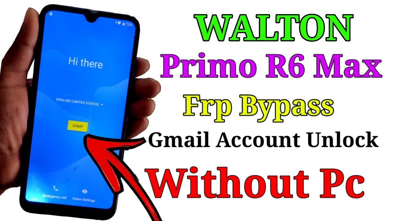 Walton Primo R6 Max Frp Bypass /Google Account Unlock/Without Pc - YouTube
