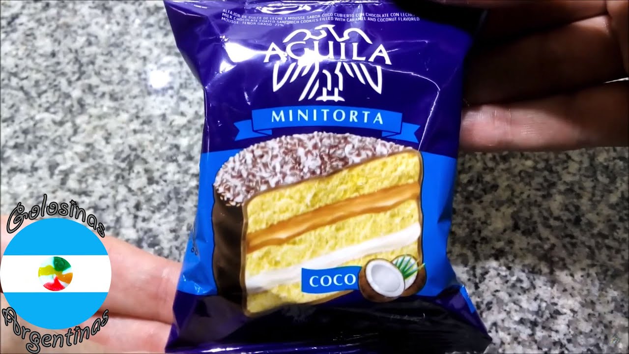 Águila Minitorta Coco Alfajor Triple relleno con Dulce de Leche y ...