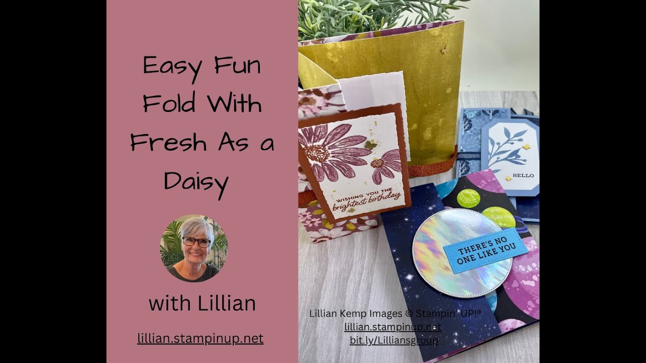 Easy Fun Fold With Fresh As a Daisy - YouTube
