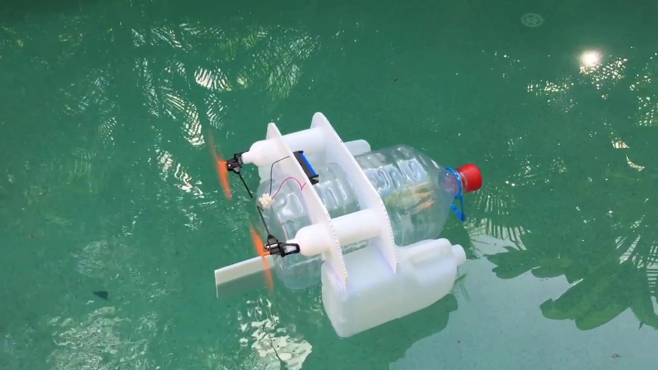 Homeschool science and technology (STEM project) - 'Boat One' testing ...