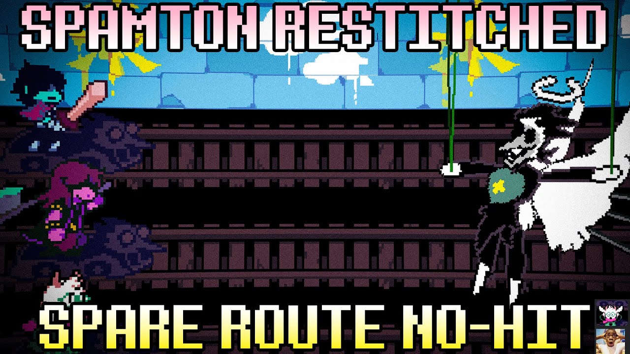 Deltarune: Spamton Restitched - Spare Route No Hit! - YouTube