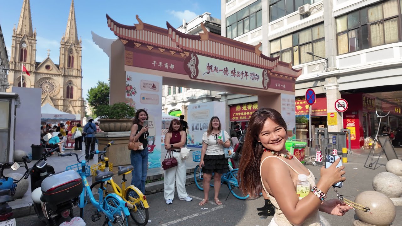 Treasures Strolling Guangzhou's Yide Road Arcade Shops citywalk ...