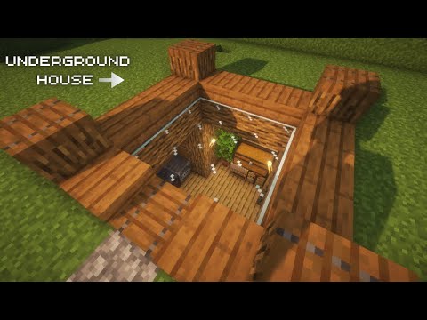 Minecraft: How to Build a Underground Base | Simple Survival Base ...