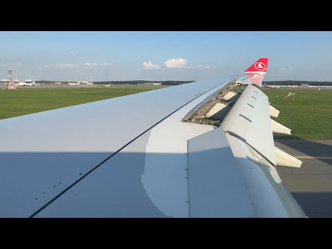 Turkish Airlines • Airbus A330-303 • TC-JOB • Landing at Moscow Vnukovo Airport