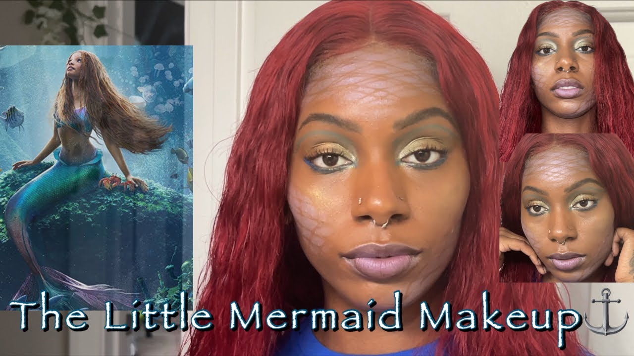 Disney's The Little Mermaid Inspired Makeup Look - YouTube