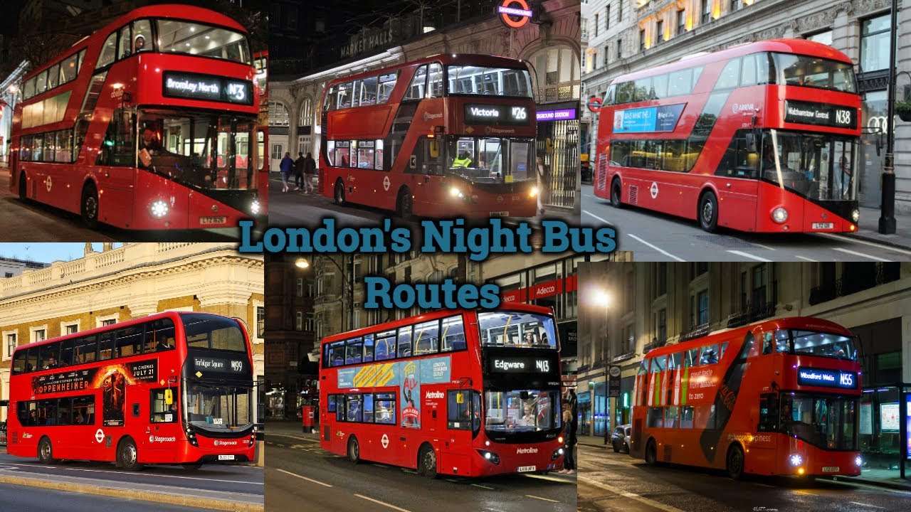 London's Night Bus Routes - YouTube