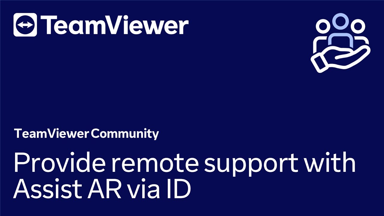 How to provide remote support with Assist AR via ID - YouTube