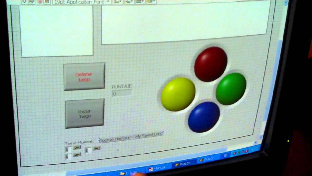 NI LabView - Simon Dice... (Parte 1) - YouTube