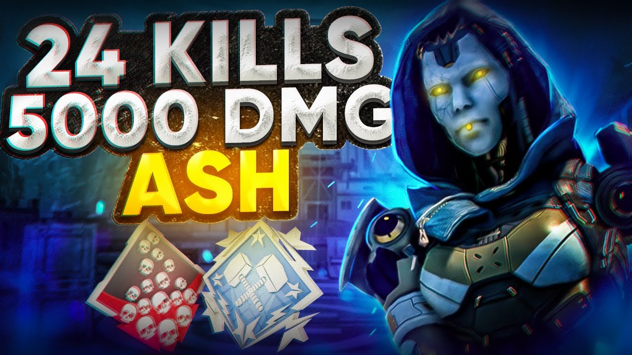 ЗР-262! 24 KILLS & 5000 DAMAGE ON ASH ! эш гайд апекс легенд реликвия ...