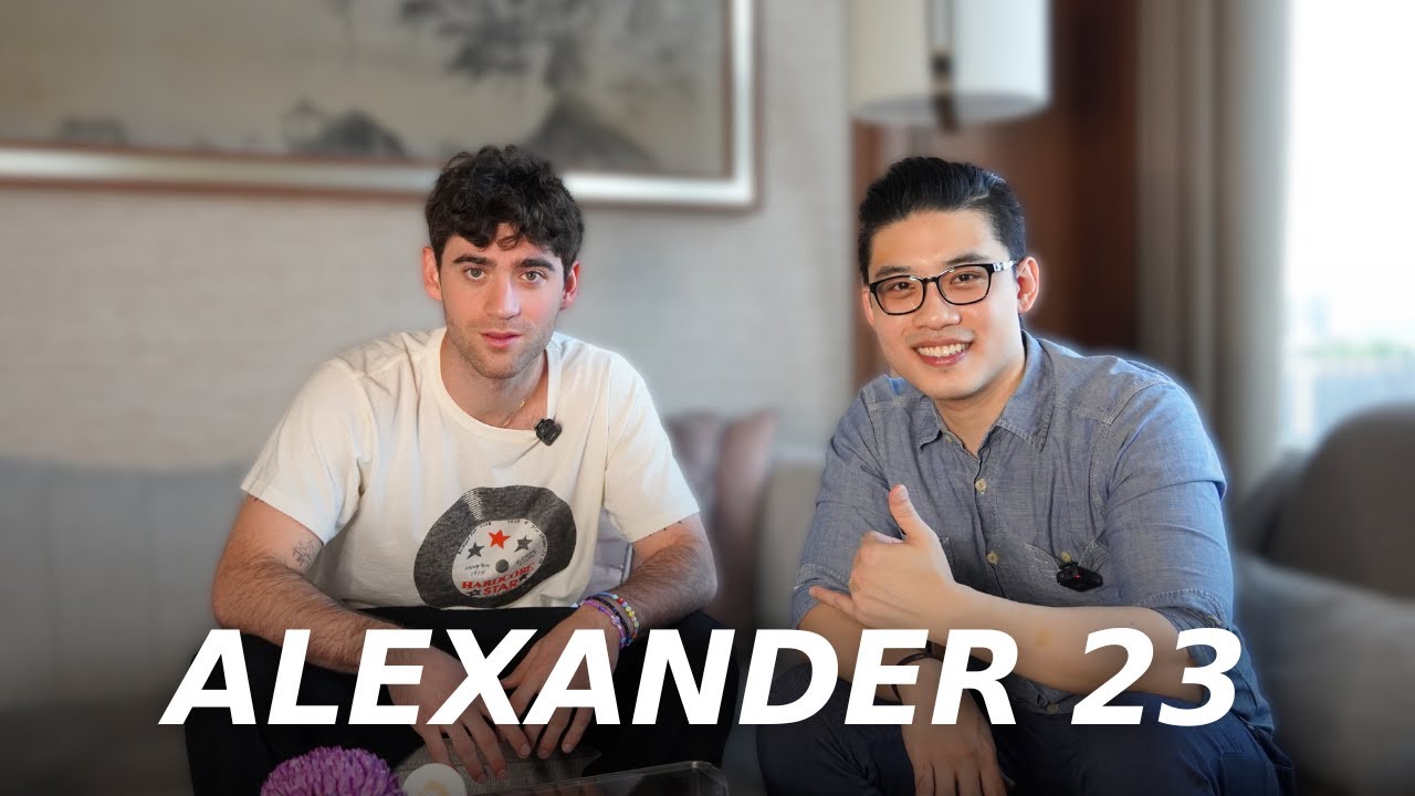 終於見到 Alexander 23 本人！來亞洲巡迴的心情是...... - YouTube
