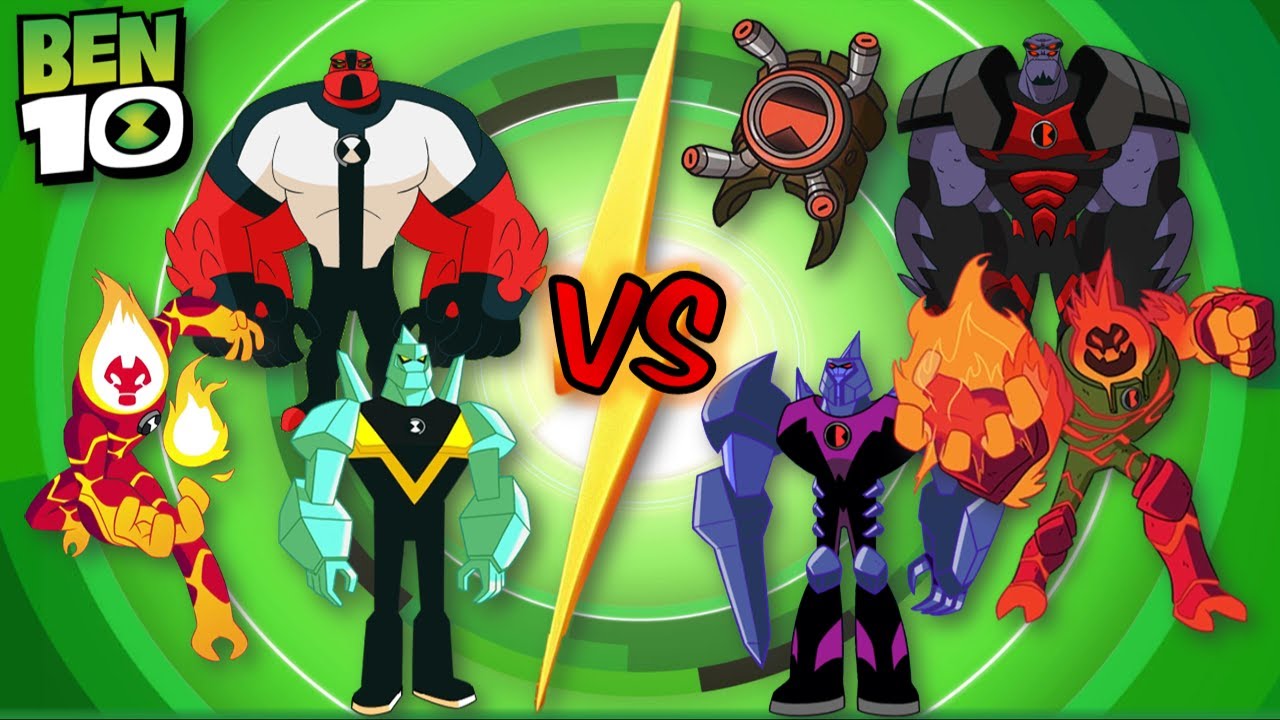 Ben 10 Reboot VS Reboot Antitrix Aliens! + BONUS - YouTube