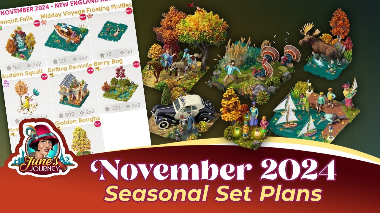Prepping for the November Seasonal Set June's Journey 2024 - YouTube