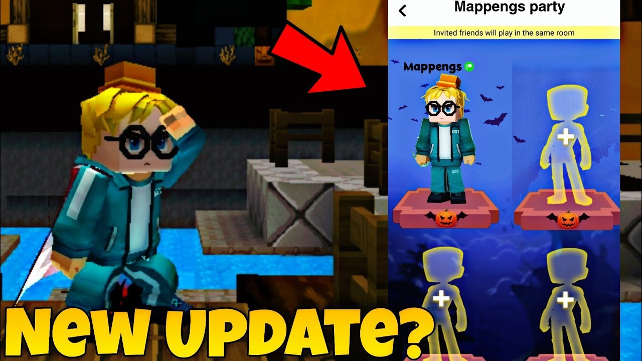 New HALLOWEEN PARTY THEME? Blockman GO - YouTube