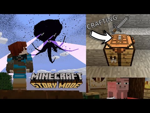 I TURNED Minecraft into Minecraft STORY Mode!