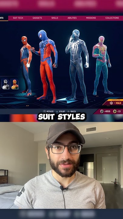 Rating Advanced Suit 1.0 and its styles in Marvel’s Spide-Man 2 !! - YouTube
