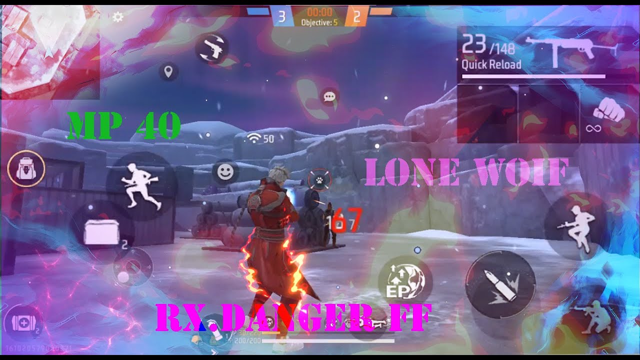 free fire lone wolf/ff lone wolf 1v1😎gameplay😱garena free fire👿 - YouTube