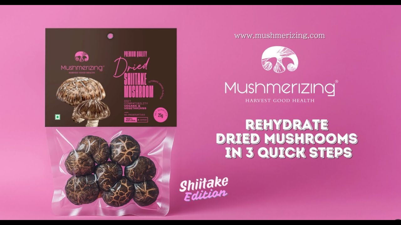 Rehydrate Dried Shiitake Mushrooms in 3 Easy Steps - YouTube