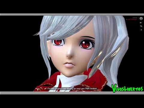 3D Loli Vampire modeling