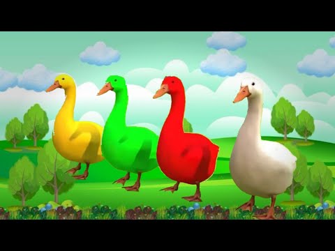 Baby duck cartoon vs dogs vs cats vs elephants and cows