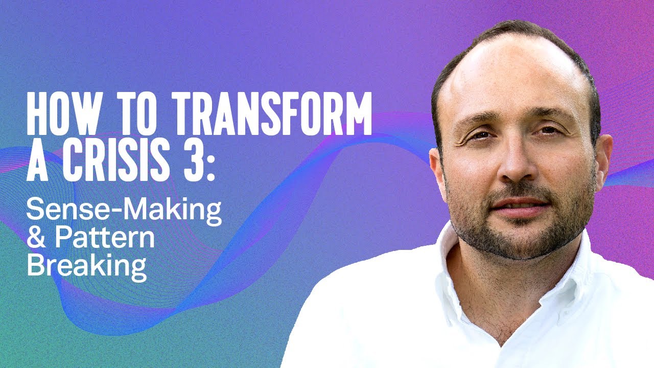 How To Transform A Crisis 3: Sense-Making & Pattern Breaking - YouTube