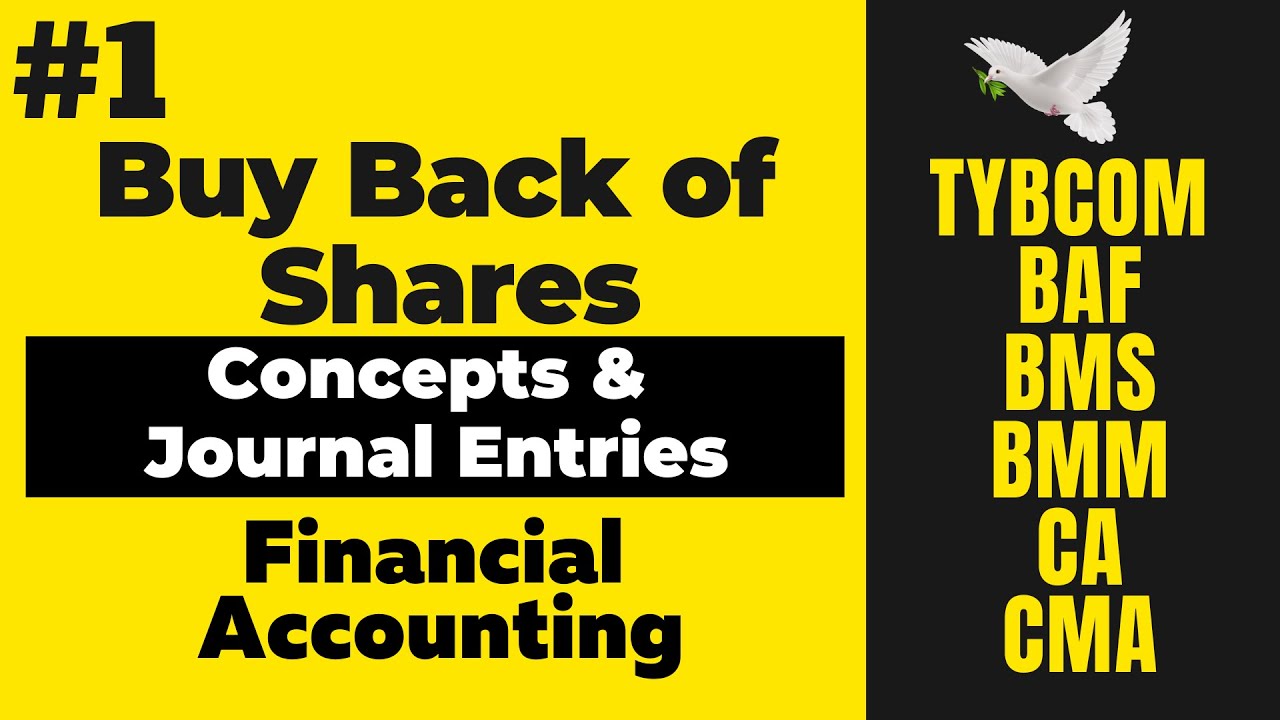 #1 Buyback of Shares TYBCOM | BAF | Mumbai University (Concepts and ...