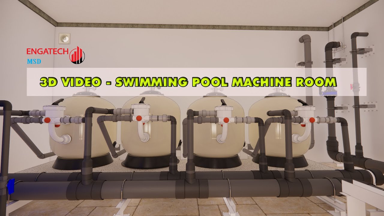 3D MEP VIDEO: SWIMMING POOL MACHINE ROOM - YouTube