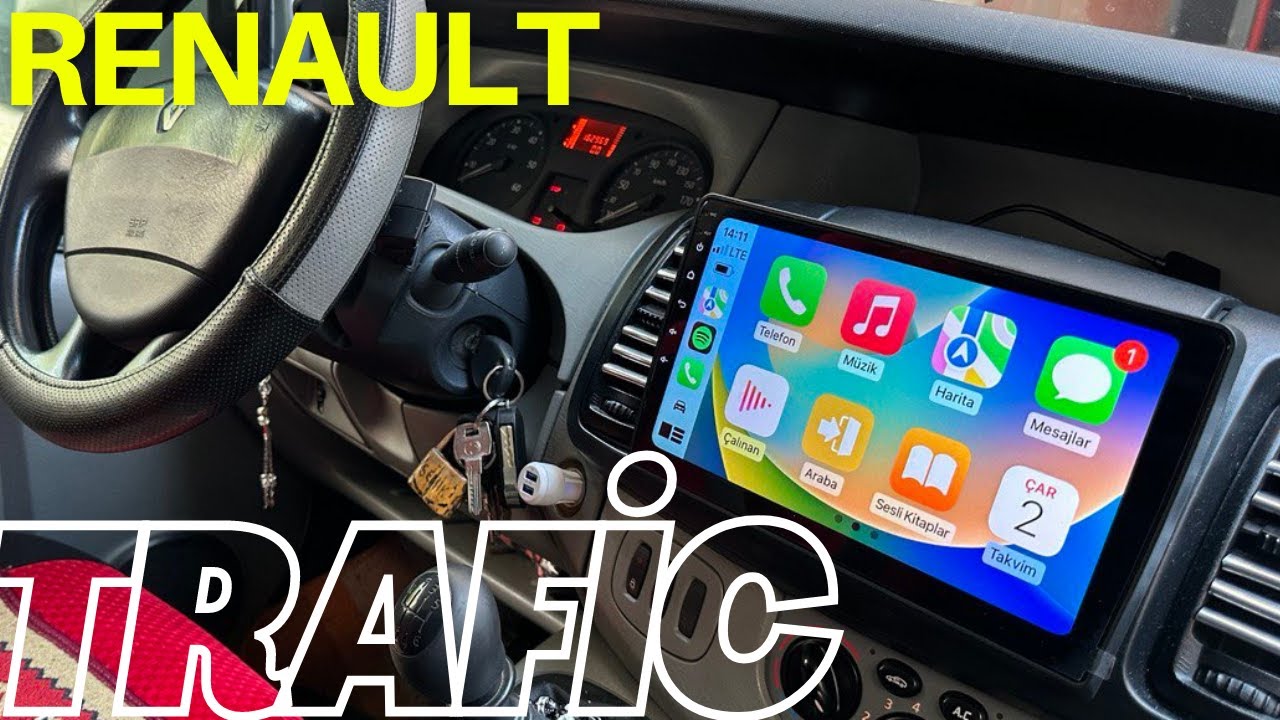RENAULT TRAFİC KABLOSUZ CARPLAY-ANDROİD MULTİMEDYA SİSTEMİ #renault # ...