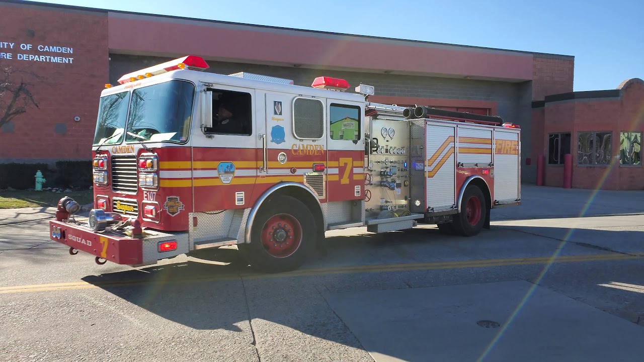 CFD Squad 7(Spare) Rescue 1, Battalion 1(Spare) Responding - YouTube