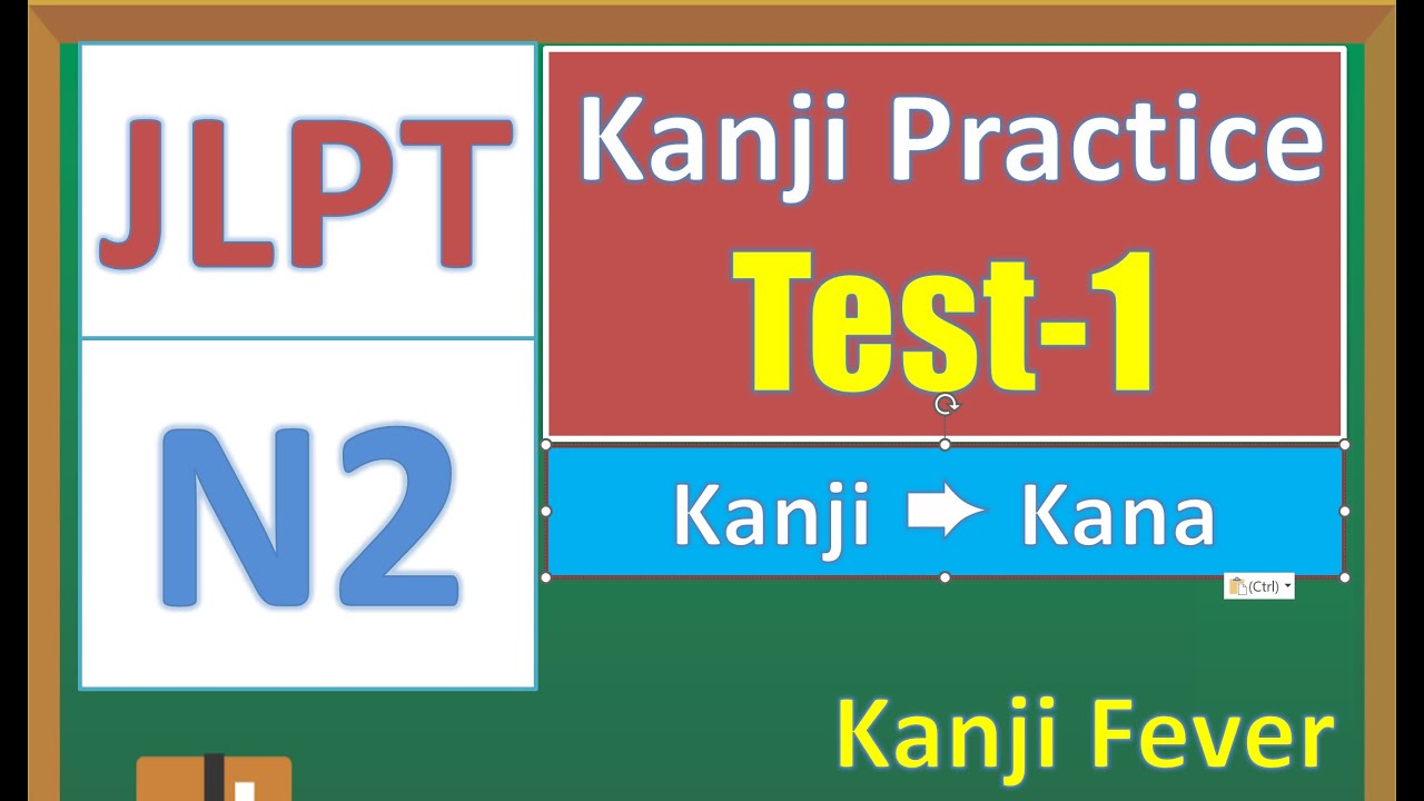 JLPT N2 Kanji Practice Test - 1 | N2 Vocabulary #jlpt #n2 #kanji #study ...