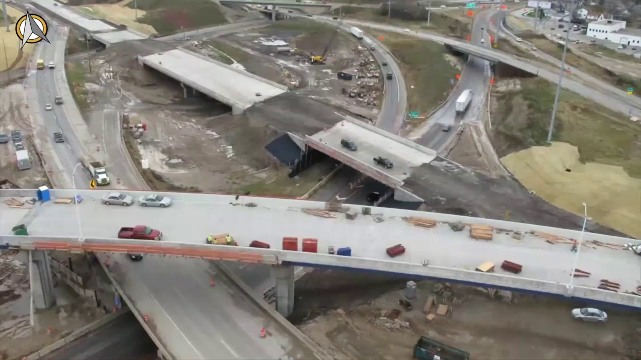 Zoo Interchange Core Reconstruction Progress - YouTube