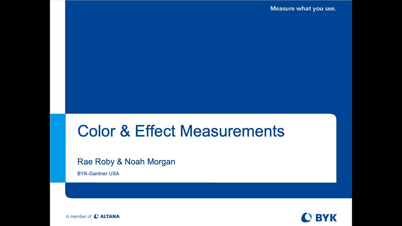 2024 06 20 Effect Pigments & the BYK mac i - YouTube