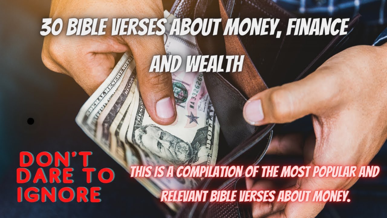 30 Bible Verses About Money, Finance, And Wealth god's message for me ...