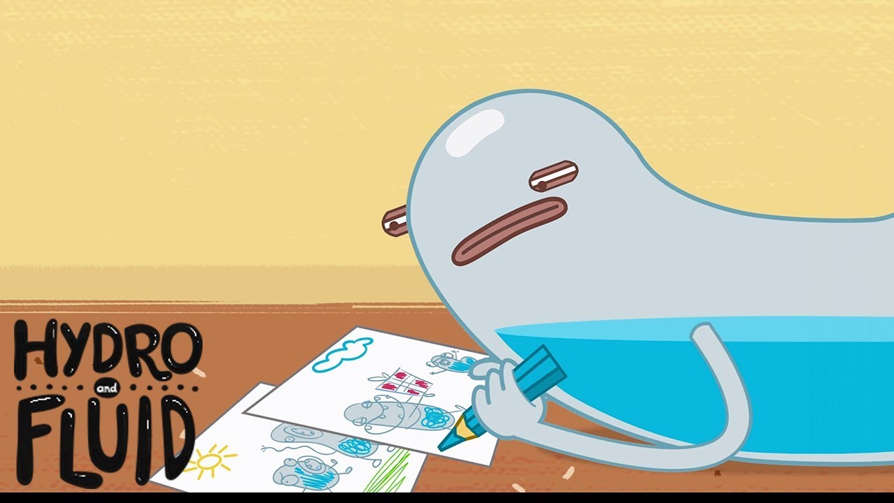 #StayHome and Draw | HYDRO and FLUID | Funny Cartoons for Children ...